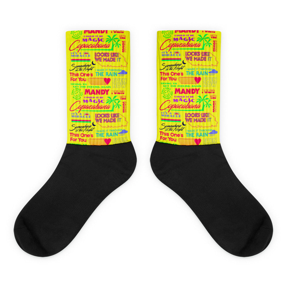 MANILOW Neon Titles Socks – Shop Manilow